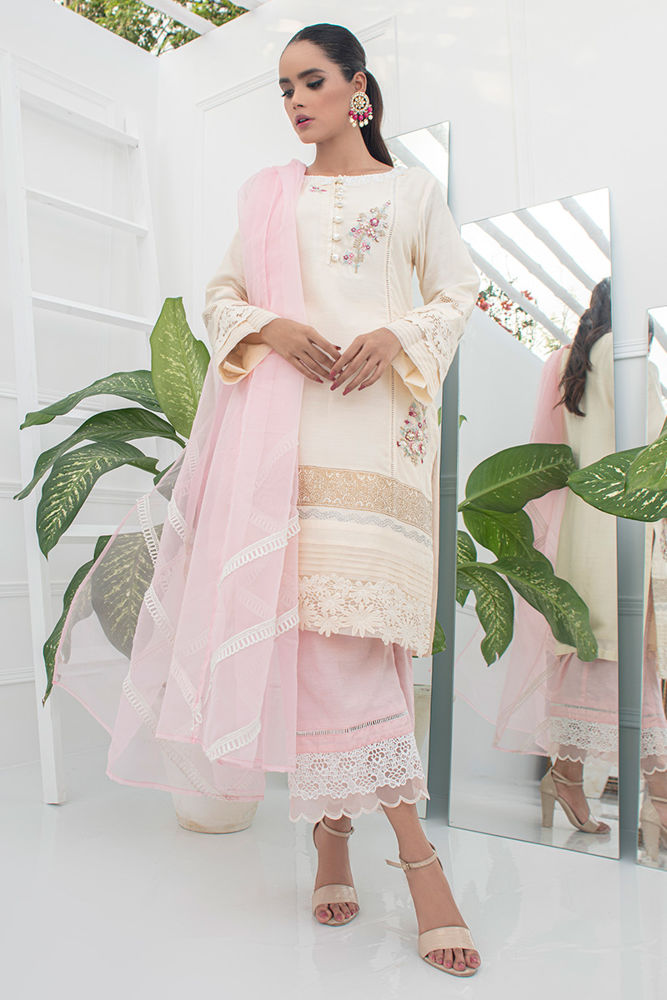 Fatima Khan Official | Tulip Ivory