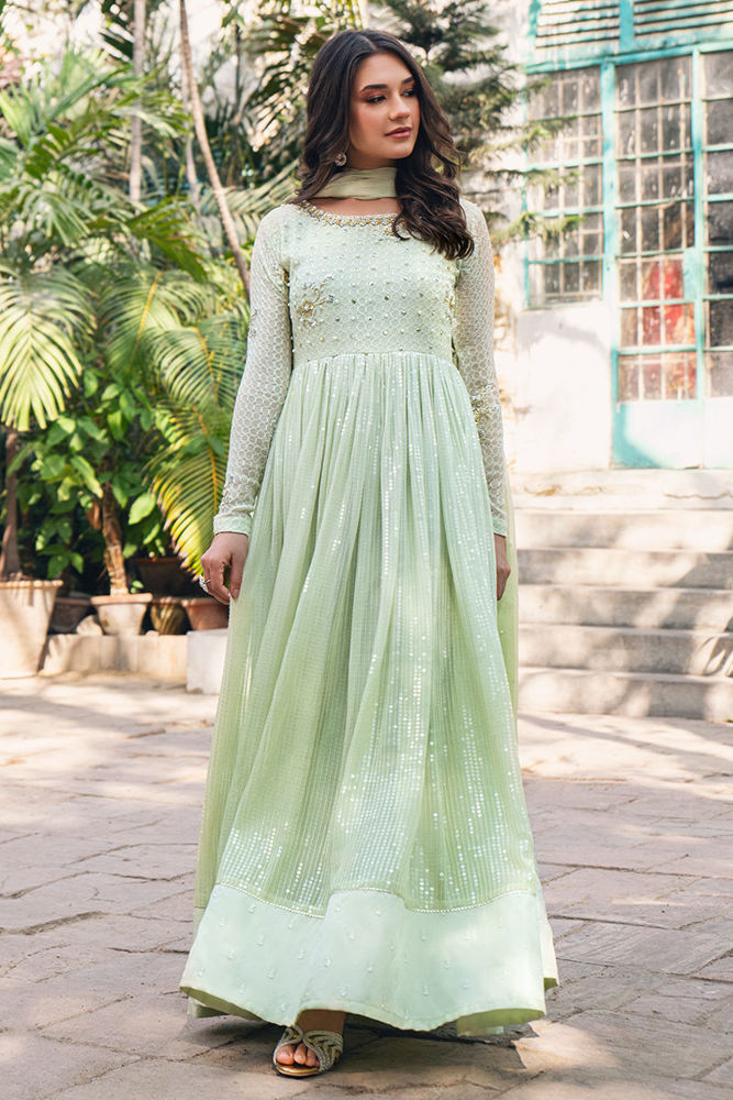 Fatima Khan Official | Zesty Green Peshwas